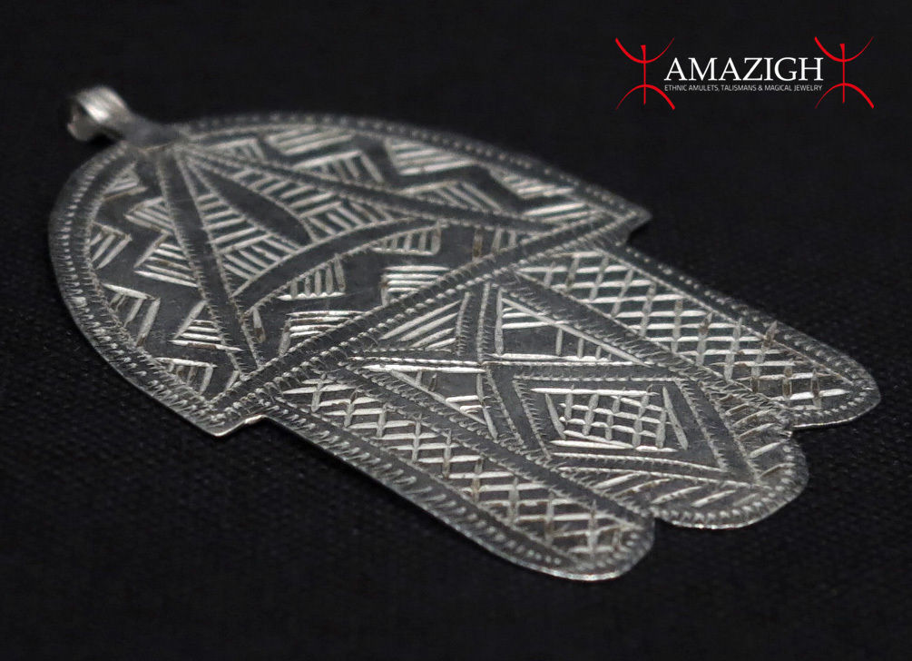 Antique Berber Hand of Fatima – Morocco - Amazigh Ethnic Jewelry