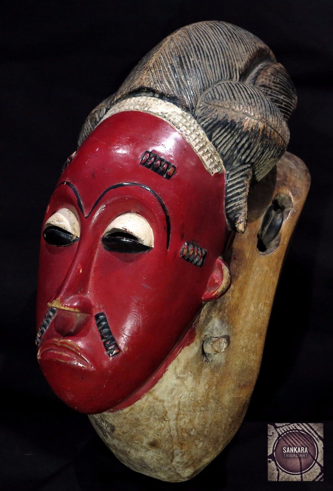 Baule Ceremonial Mask – Ivory Coast - Amazigh Ethnic Jewelry