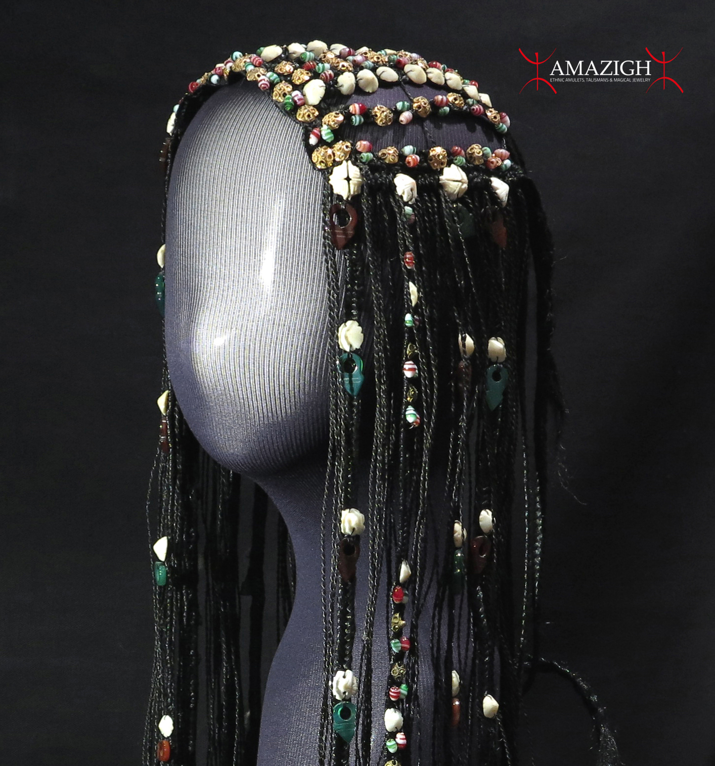 Berber Head Adornments - Guelmim Region, South Morocco - Amazigh Ethnic ...