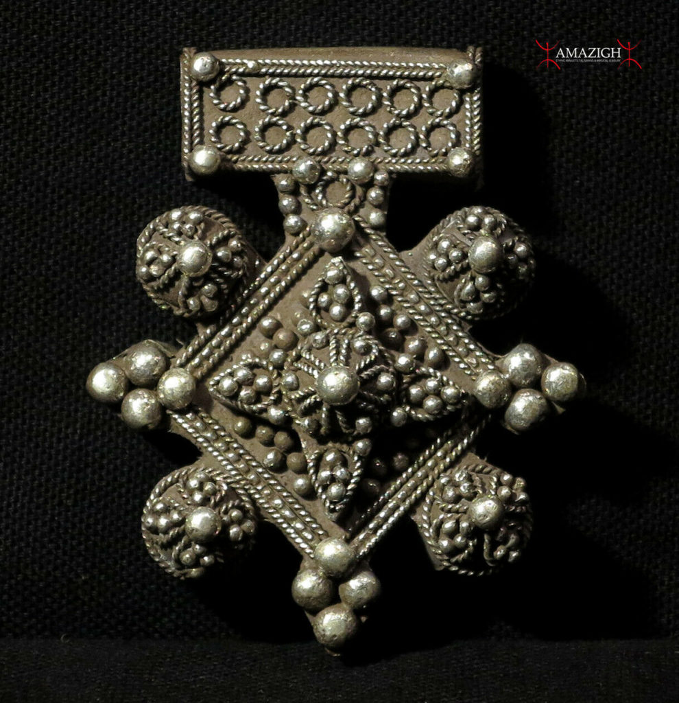 Berber Cross - BOGHDAD - South Morocco - Amazigh Ethnic Jewelry