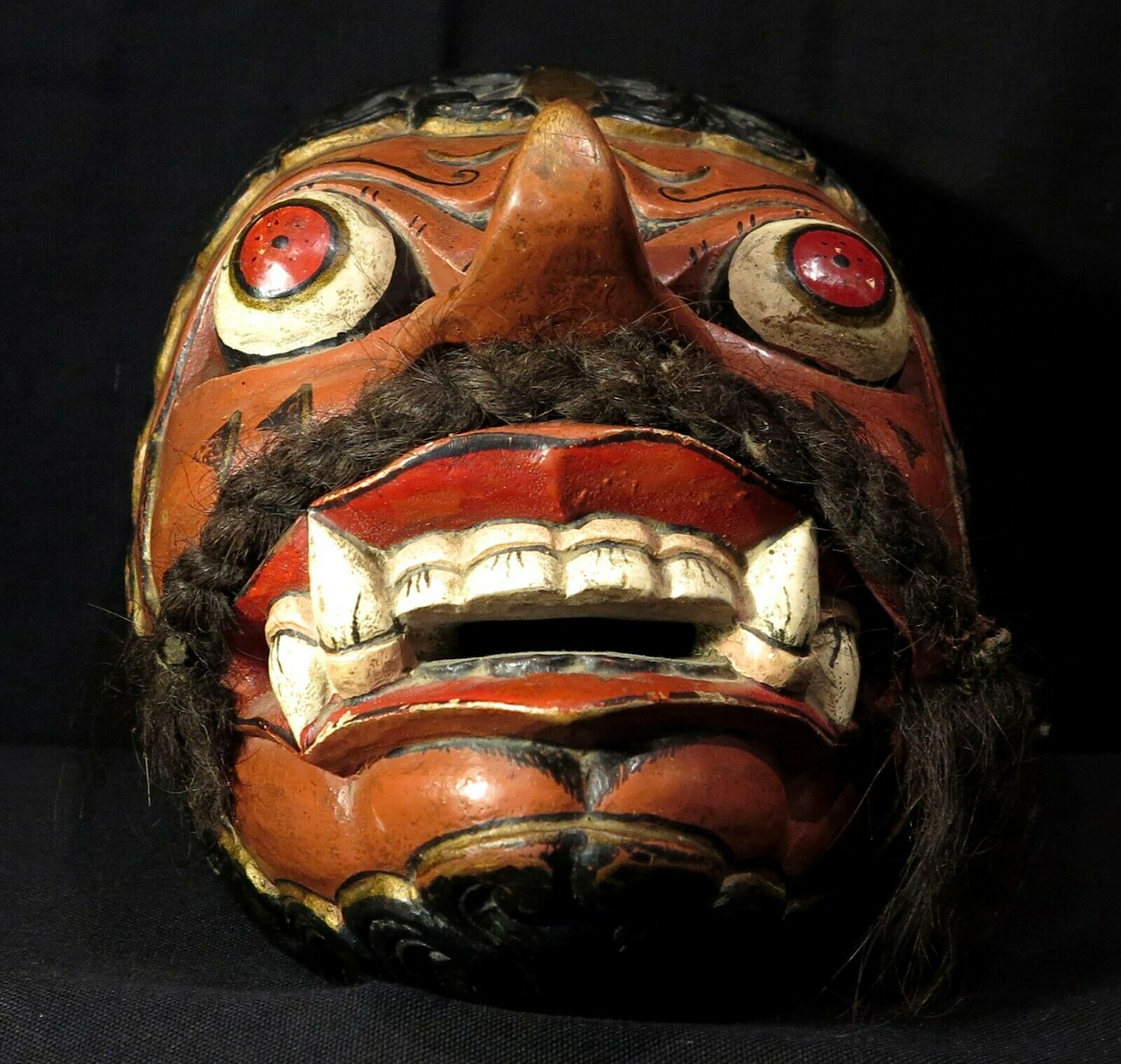 Old Wayang Topeng Mask - East Java - Indonesia - Amazigh Ethnic Jewelry