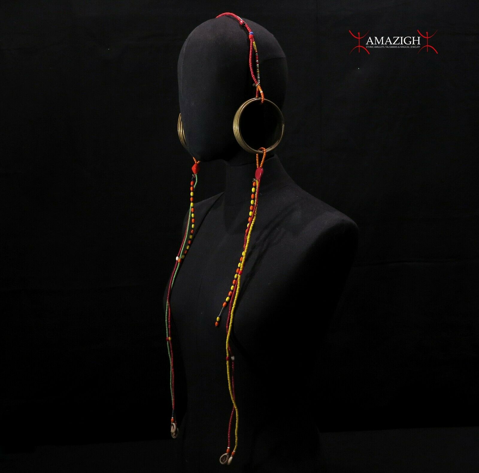 Old Tribally Used Masai (Maasai) Head Adornment – Kenya - Amazigh ...