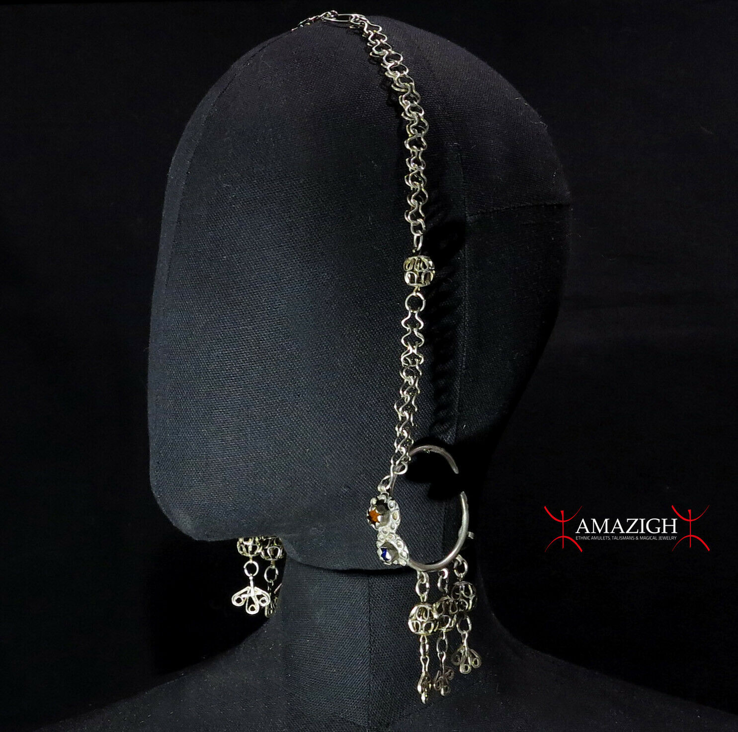 Old Berber Head Adornment – Ouarzazate Region, Morocco - Amazigh Ethnic ...