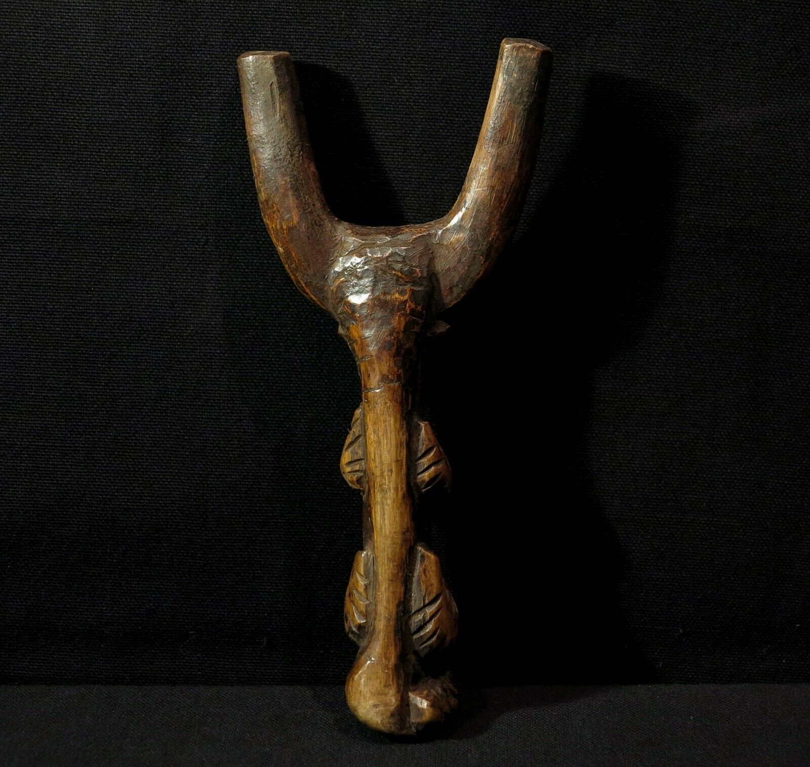 Old Fine Baule Slingshot Catapult - MAMI WATA - Cote d'Ivoire - Amazigh ...
